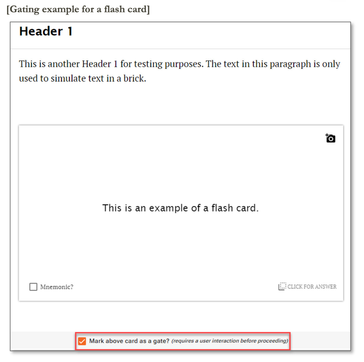 Gating in Bricks Create – USMLE-Rx