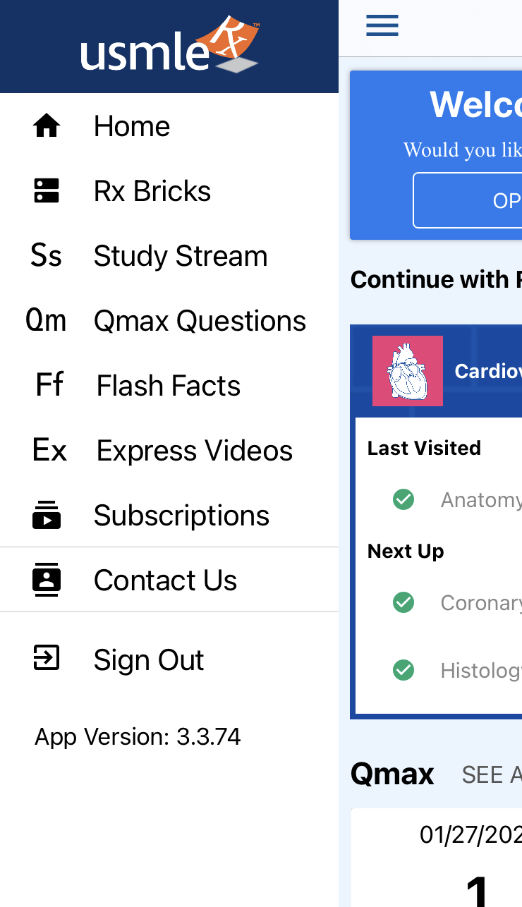 USMLE-Rx iOS Mobile App: Getting Started – USMLE-Rx