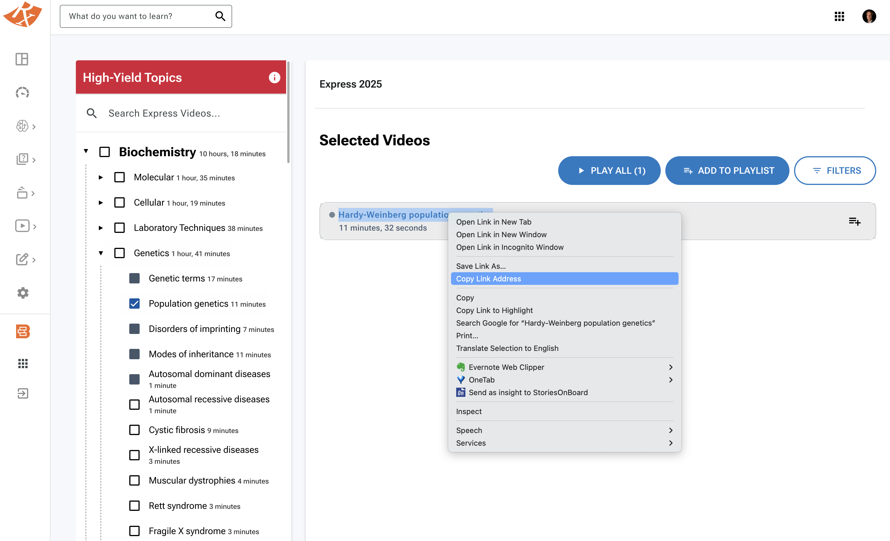 Assigning Express Videos in USMLE-Rx – USMLE-Rx