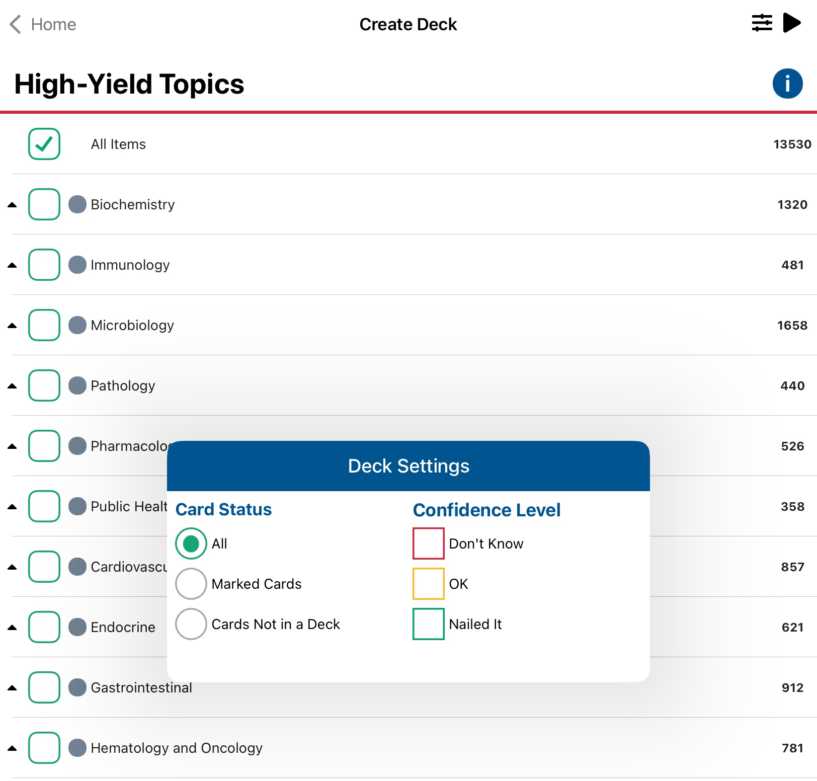 How to Create and Manage Flash Facts decks (Mobile App) – USMLE-Rx