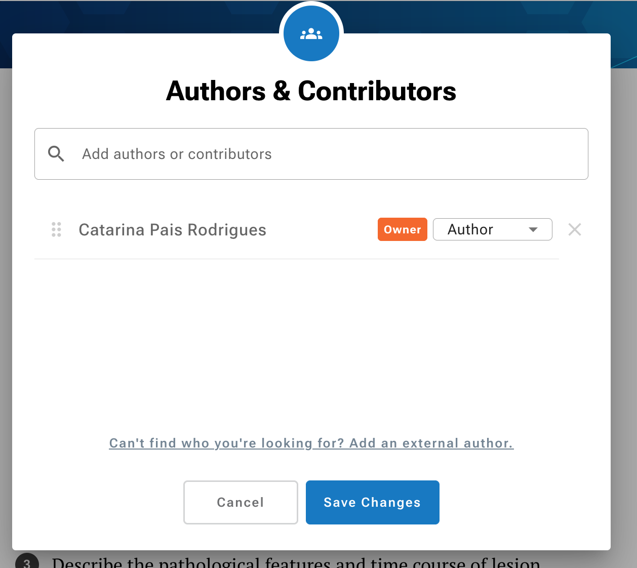 How to Add or Edit Authors and Contributors on a Brick – USMLE-Rx