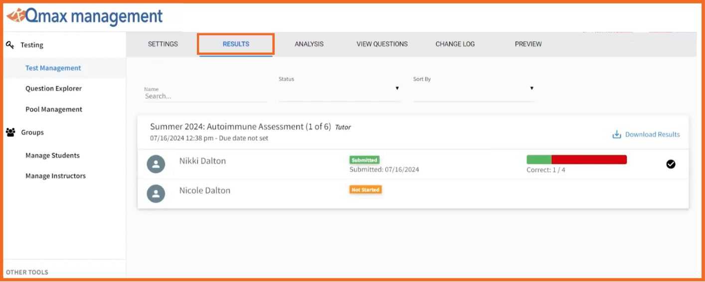How to View Test Results and Analytics (Legacy) – USMLE-Rx